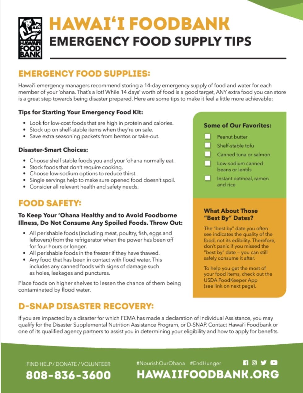 Emergency Assistance & Resources - Hawaiʻi Foodbank